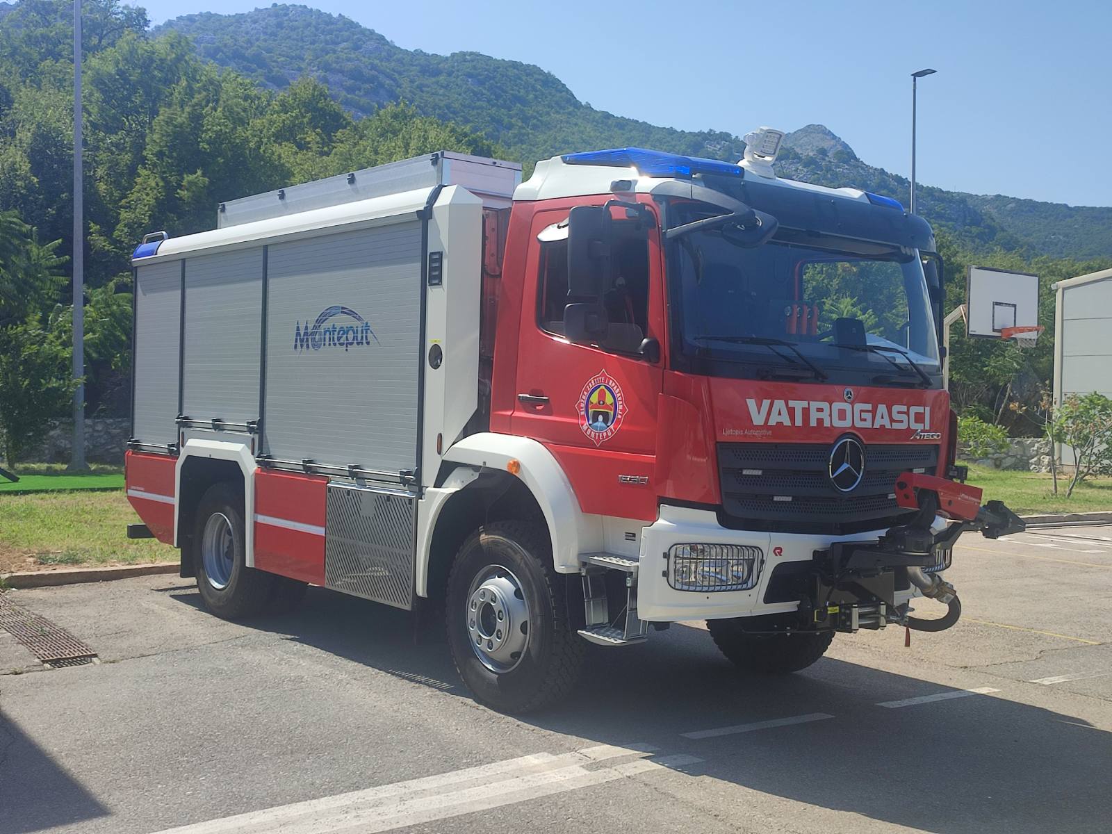 Novo vatrogasno vozilo za Službu zaštite i spašavanja „Sozina” - Monteput